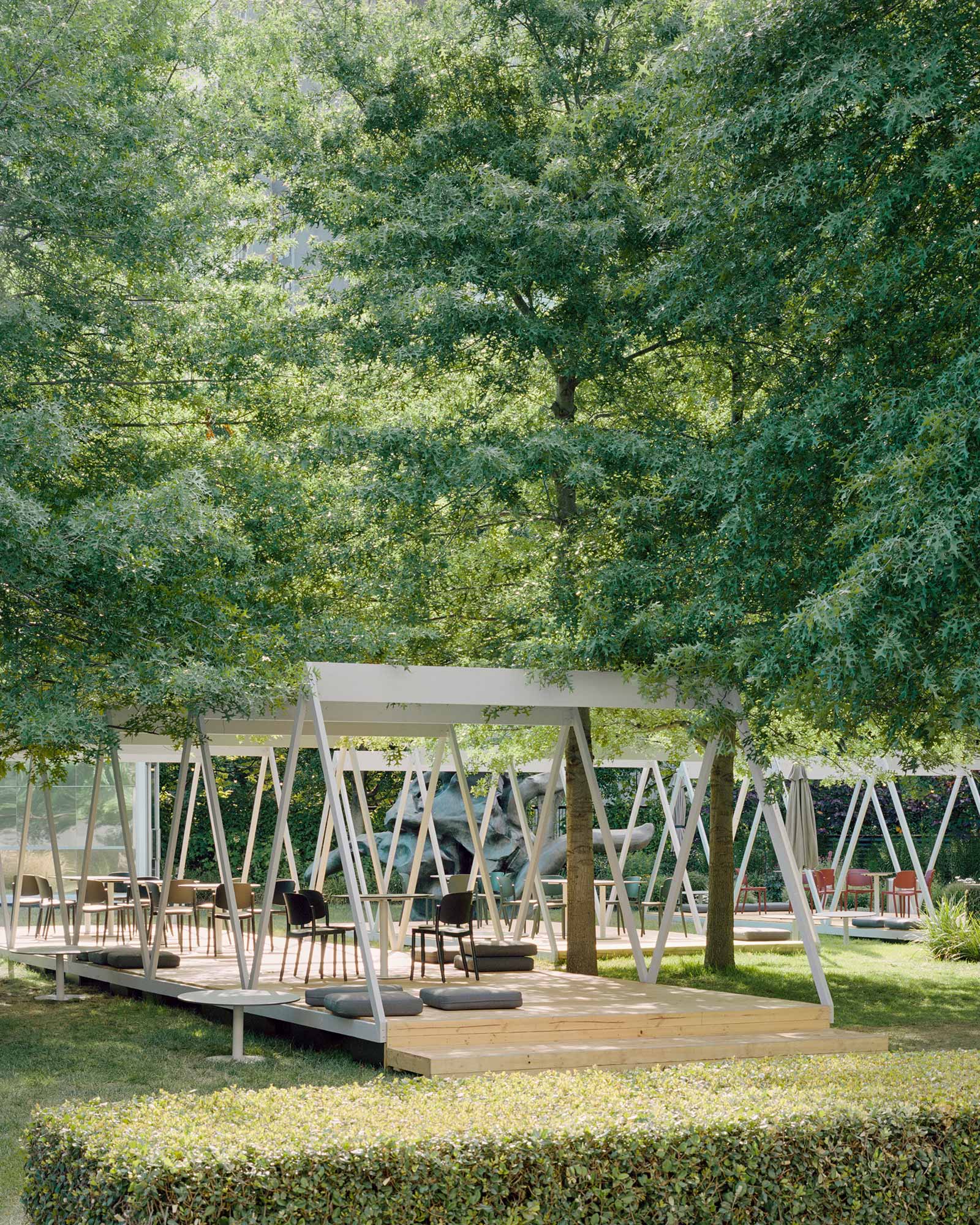 NGV Triennial Outdoor Picnic Pavilions | BoardGrove Architects