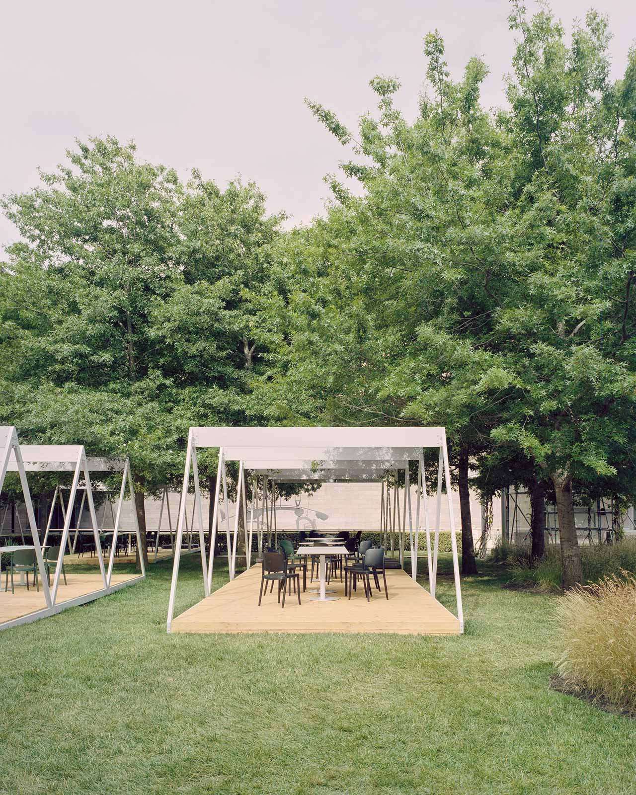 NGV Triennial Outdoor Picnic Pavilions | BoardGrove Architects